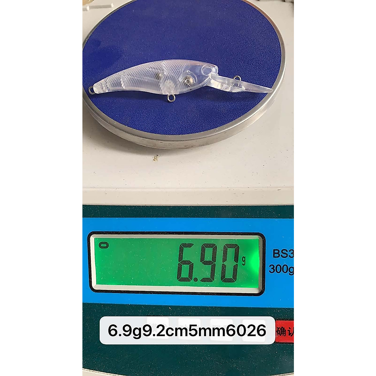 New 10PCS Unpainted Fishing Blanks Crankbait 9.2cm 6.9g topwater Artificial Bait Fishing Lures Blank Minnowbait Hard unpainted Artificial Bait Bodies DIY Fishing Tackle Spoons with Free Eye