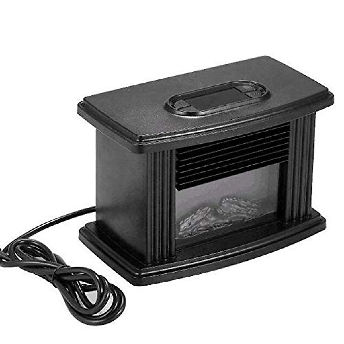 1000W Electric Fireplace Indoor Fireplace Mini Electric Fireplace Portable Heater Burner Warmer Winter Warmer Fan Stove 3D Flame Stove Log Burner Lightweight