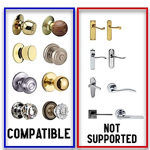 Door Knob Cover for Child Safety, Baby Proof Safety Locks for Doors, No Toxic Chemicals Passed Migration of Certain Elements Test EN71, No Tool Easy Install (4 Pack)