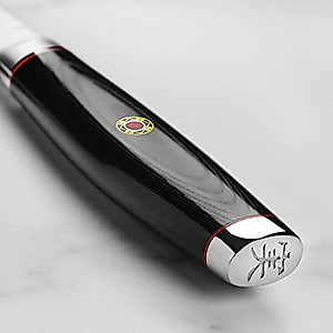 Enso SG2 Small Santoku Knife - Made in Japan - 101 Layer Stainless Damascus, 4.75"