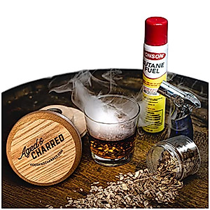 Save 10% on Cocktail Smoker Kit with Torch and Wood Chips Variety Bundle for Whiskey and Bourbon (Butane Included) -Smoke Lid, an Old Fashioned Drink Smoker Kit and Whiskey Smoker Infuser Kit