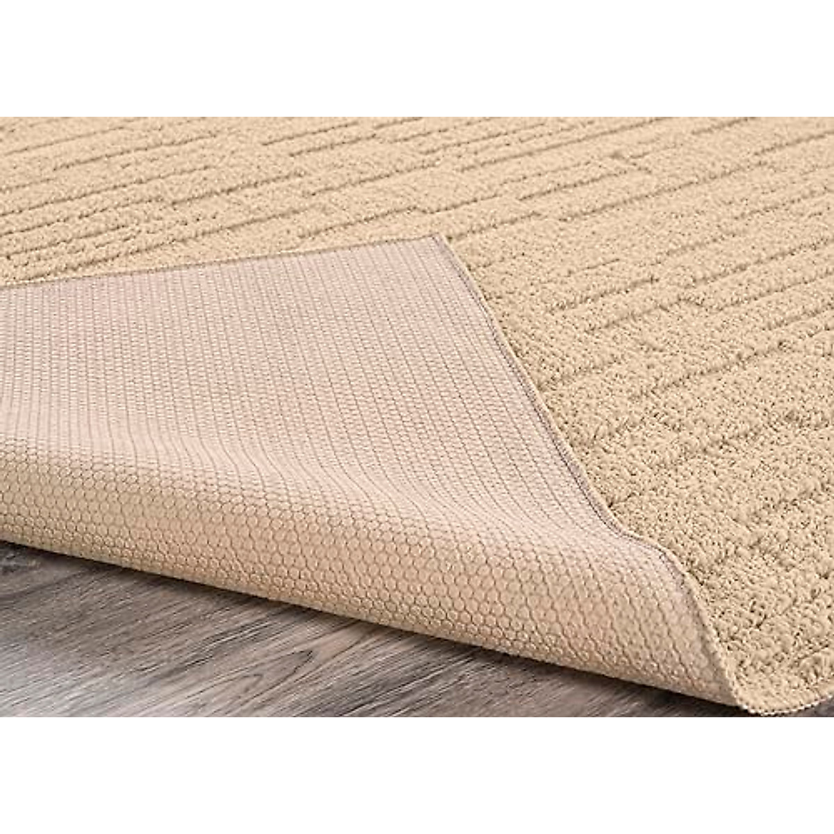 Garland Rug Brentwood Pixel 9 ft. x 12 ft. Area Rug Tan