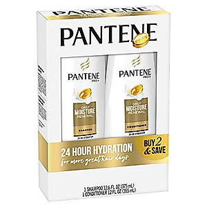 Pantene Daily Moisture Renewal Duo set, 12.6 Oz Shampoo and 12 Oz Conditioner (1 Each))