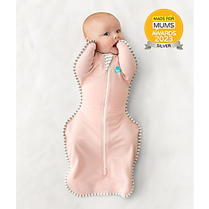 Love to Dream Swaddle UP, Baby Sleep Sack, Self-Soothing Swaddles for Newborns, Improves Sleep, Snug Fit Helps Calm Startle Reflex, New Born Essentials for Baby, 8-13lbs, Pink