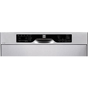 RCA RZ0842 Front Control-Built in FULLSIZE Dishwasher, 57 DBA, Stainless Steel, 24” WIDE, Stainless