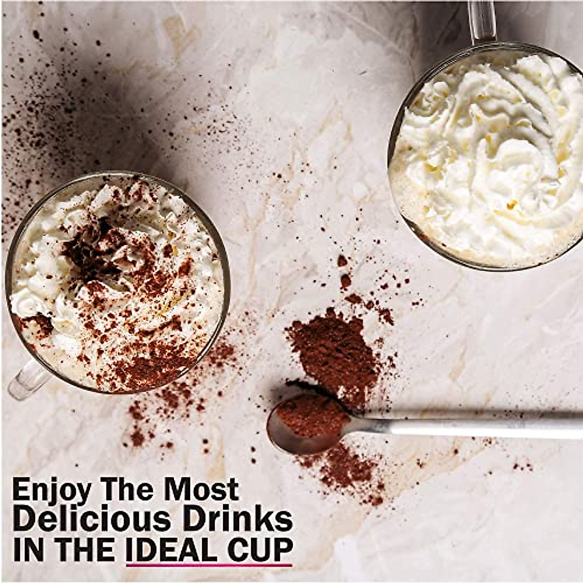 Xabono Glass Coffee Mugs Double Wall Insulated Coffee Mug 350Ml Glass Coffee Cup with Handle Insulated Cup - Coffee Mug Latte Cappuccino Large Coffee Mugs Heat Resistant and Microwave Safe, (CGC1U)