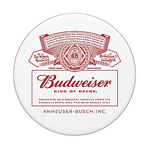 Budweiser Can Label PopSockets Stand for Smartphones & Tablets PopSockets PopGrip: Swappable Grip for Phones & Tablets