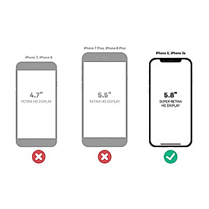 LifeProof Next Series Case for iPhone Xs & iPhone X - Non-Retail Packaging - Black Crystal