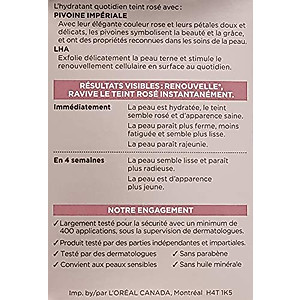 L'Oreal Paris Age Perfect Rosy Tone Anti-Aging Face Moisturizer, Renew & Revive Healthy Tone, Fragrance Free, 1.7 oz