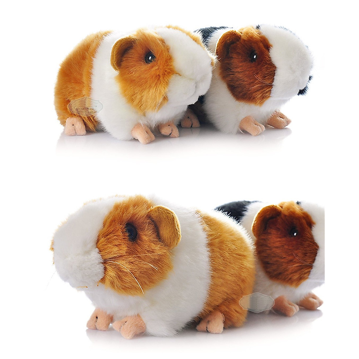 YAIRYANGTZE 2pcs Cute Plush Guinea Pig Stuffed Guinea Pig, 7 inch Plush Hamster Doll Stuffed Dutch Pig, Realistic Plush Guinea Pig