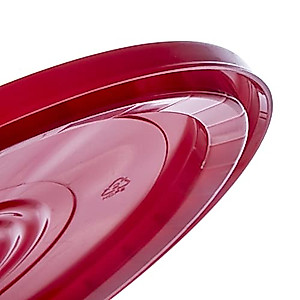 Hudson Exchange Car Wash, Dust Collector & General Use 7 Gallon Bucket with Red Lid, HDPE, Natural