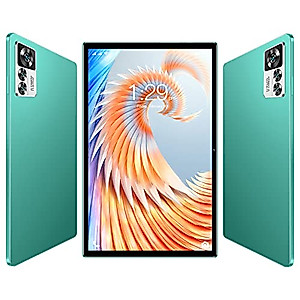 Gaming Tablet, 10.1 Inch FHD HD Tablet 2 Card Slots Dual Camera 8GB RAM 256GB ROM for Business (US Plug)