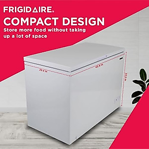 FRIGIDAIRE EFRF1049AMZ6COM RFRF1049 RCA Cubic Foot Chest Freezer, 10 cu ft, White