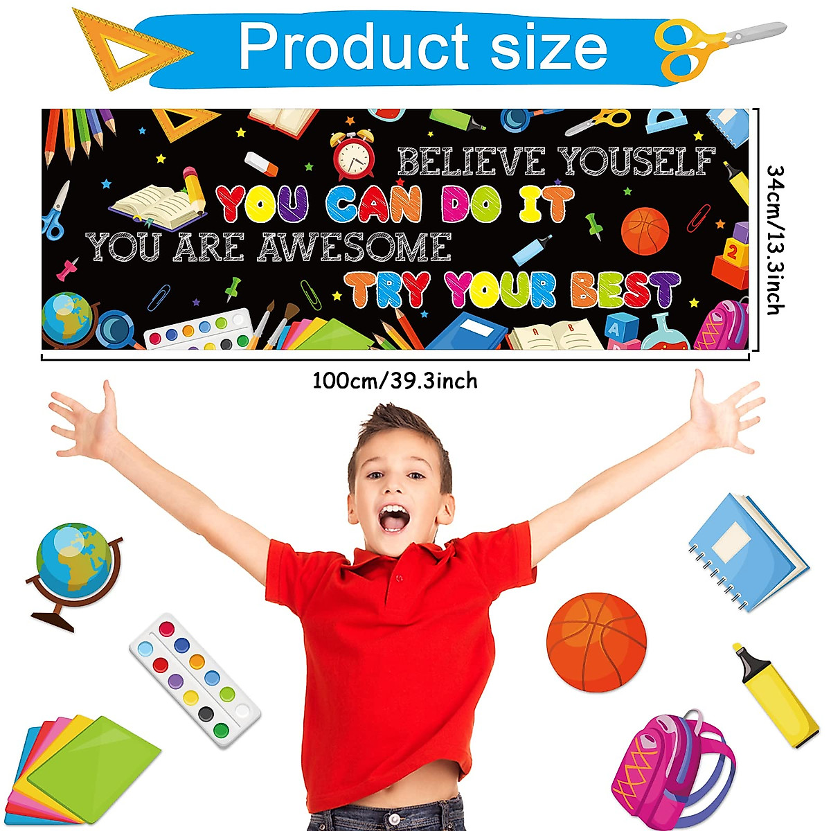 24 Pcs Privacy Boards for Student Desks Chalkboard Classroom Desk Divider Table Desk Privacy Panel Privacy Folders Screen Partition for School Teacher Student Study Test Shield Home Class (Chalkboard)