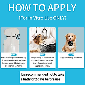 Flea and Tick Prevention for Dogs, Small Dog Flea & Tick Control with Fipronil, Long-Lasting and Fast-Acting Topical Flea & Tick Treatment Drops for Puppies, 5 to 22 lbs, 3 Doses