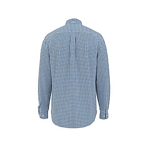 Tommy Hilfiger Men's Long Sleeve Casual Button Down Shirt in Classic Fit, Blooming Blue
