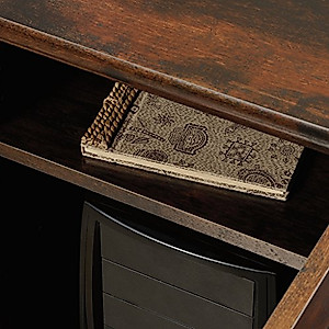 Sauder Harbor View Corner Computer Desk, Curado Cherry finish