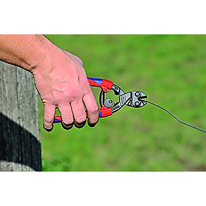 KNIPEX - 7112200 Tools 71 12 200, Comfort Grip High Leverage Cobolt Cutters with Opening Lock and Spring