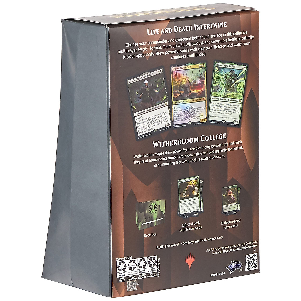 Magic: The Gathering Strixhaven Commander Deck – Witherbloom Witchcraft (Black-Green)