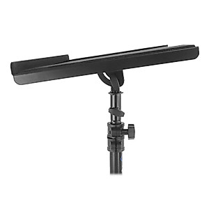 Rockville + DJ Tripod Laptop/Tablet/Ipad Stand with Dual Trays + RLS67 Professional