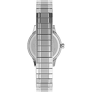 Timex Women's TW2U09300 Classic 28mm Silver-Tone Stainless Steel Expansion Band Watch