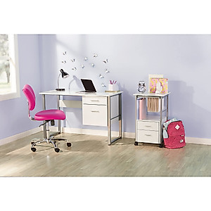 Realspace® Halton 48"W Computer Desk, White