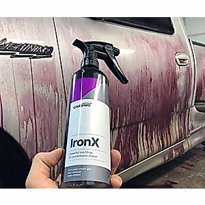 CARPRO IronX Iron Remover: Stops Rust Spots and Pre-Mature Failure of The Clear Coat, Iron Contaminant Removal - 500mL with Sprayer (17oz)