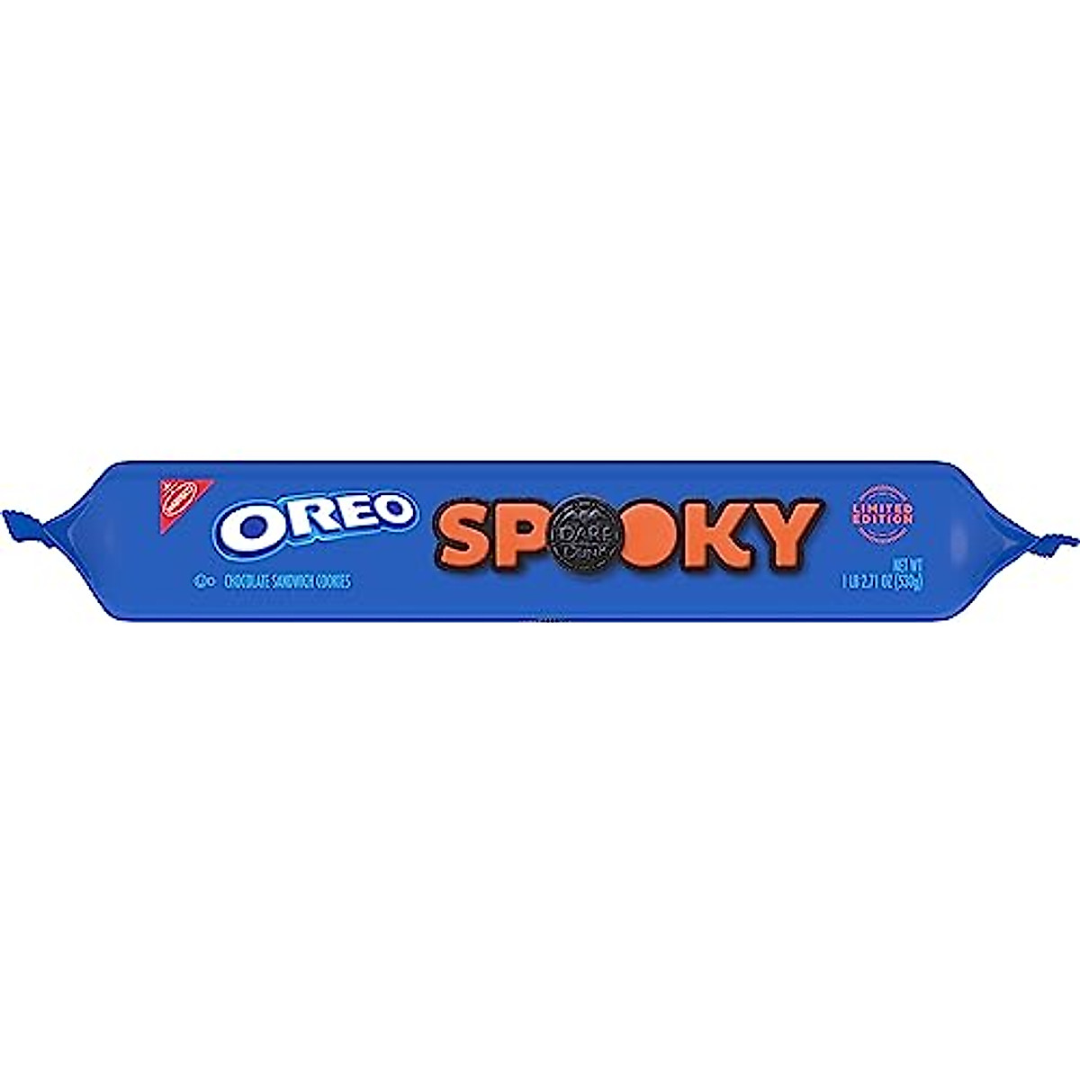OREO Orange Creme Chocolate Sandwich Cookies, Limited Edition, Halloween Cookies, 18.71 oz