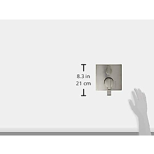 Delta Faucet Modern 6-Setting Integrated Shower Diverter Trim Kit for Delta Shower Systems, Stainless T27967-SS (Valve Not Included)