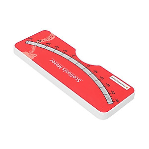 Scoliosis Testing Meter,Scoliosis Testing Meter, 0‑30° Testing Range Accurate Data Back Spine Diagnosis Meter Scoliosis Measuring Tool