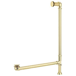 Signature Hardware 946173-69 Rosalind 69" Acrylic Soaking Pedestal Freestanding Tub with Pre-Drilled Overflow Hole