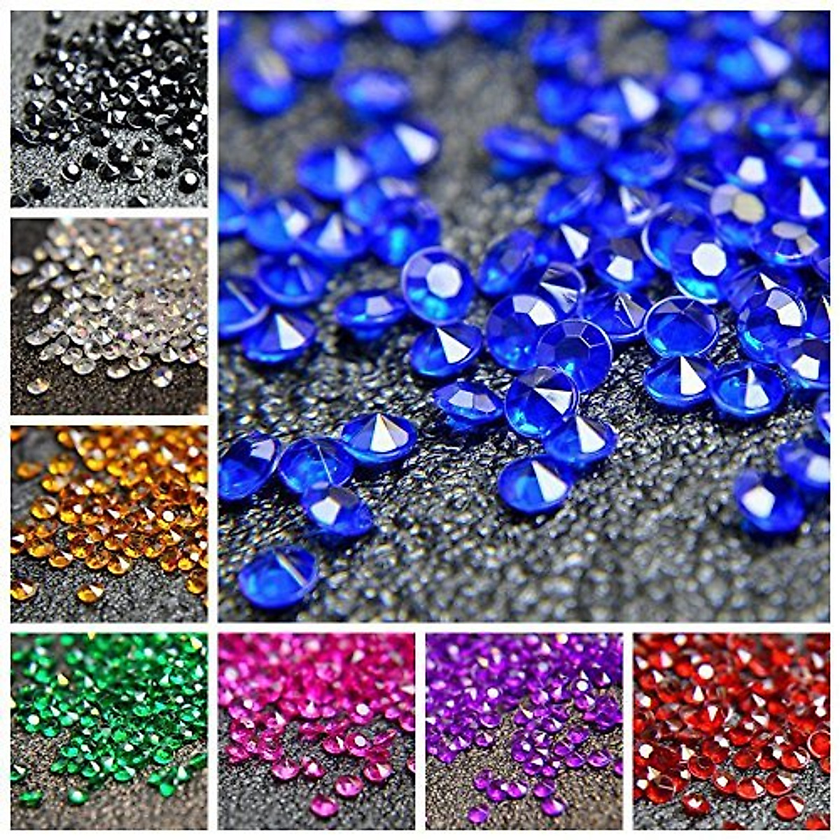 Gintoaria 1000pcs/ Pack Wedding Table Acrylic Diamond Scatter Crystals Confetti Acrylic Gems Vase Fillers Rhinestones for Wedding, Bridal Shower, Vase Beads Decorations (10mm, Baby Pink)