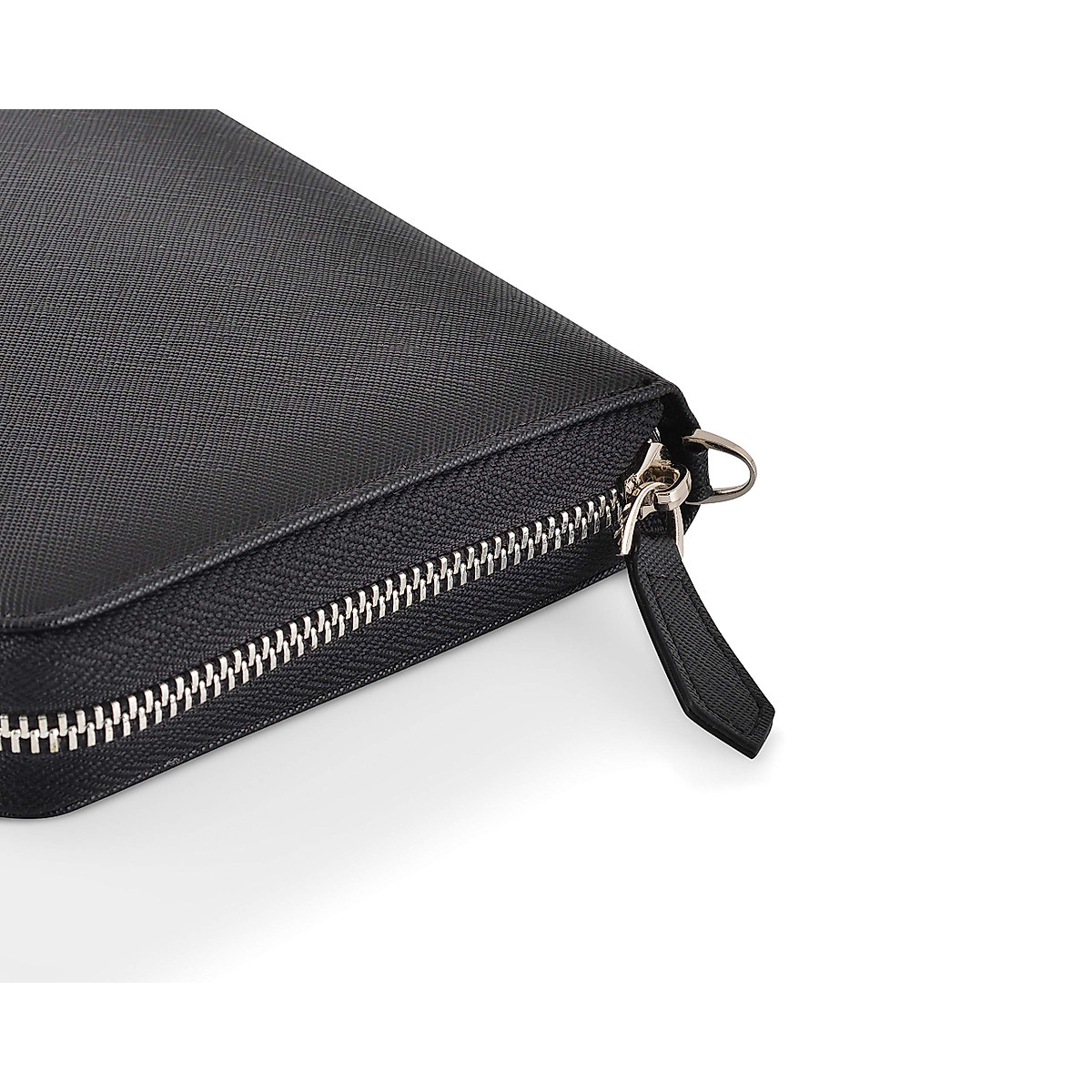 Exos Women’s Large Capacity Clutch Travel Wallet w/Removable Strap (Black)