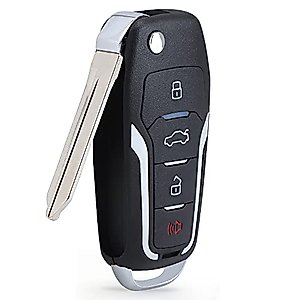 Beefunny Replacement Upgraded Flip Remote Car Key Fob 315MHz 4D63 Chip for Ford Lincoln Mercury FCC ID CWTWB1U345 CWTWB1U331 CWTWB1U322 GQ43VT11T