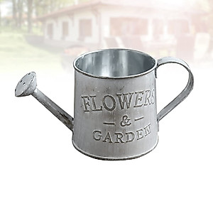 ARTIBETTER Iron Metal Jug Mental Jug Home Ornament Rustic Style Jug