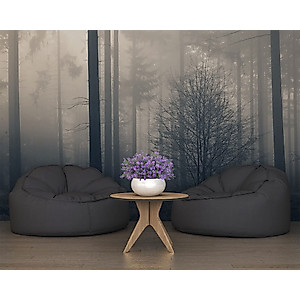 Milk&Honey 4 Bunches Four Leaf Clover Dense Leaves Artificial Plants Greenery for Home Decor Indoor Outdoors Home Garden, Living Room, Dining Table, Bedroom Decoration (Purple), 11.5x11x11 inches