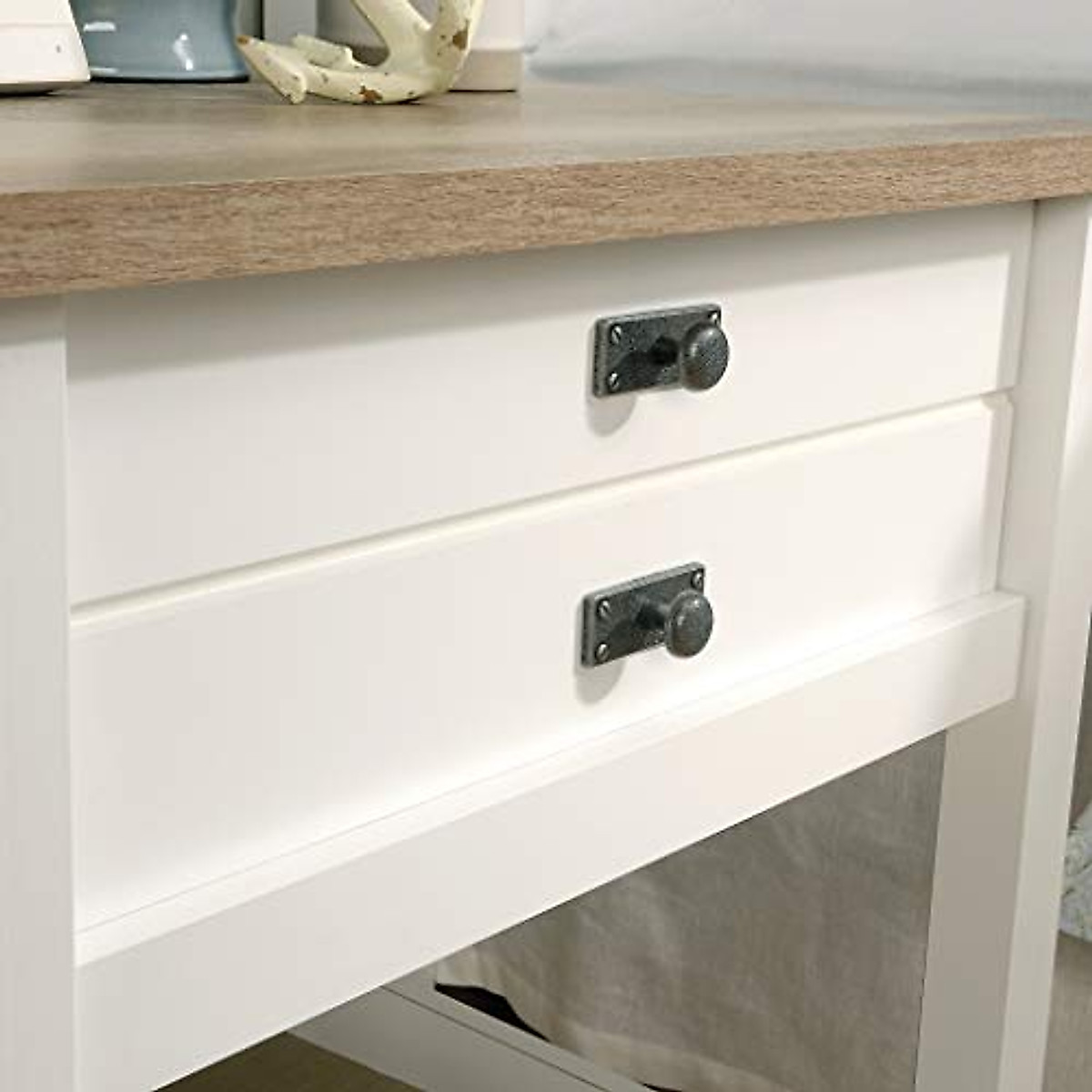 Sauder Cottage Road Night Stand, Soft White Finish
