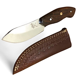 Custom Handmade Hunting knife Skinning Knife Camping Knife Fishing Knife Survival Knife with Leather Sheath Best Gift for everyone