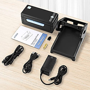 Bluetooth Thermal Label Printer 4x6 - High Speed Shipping Label Printer, Wireless Label Maker Support Windows & Android & iOS, USB for MAC, Suitable for Amazon, Ebay, Etsy, Shopify, USPS Barcode