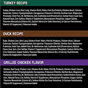 CESAR Adult Wet Dog Food Classic Loaf in Sauce Poultry Lovers Variety Pack, 3.5 oz. Easy Peel Trays with Real Chicken, Turkey or Duck, Pack of 36