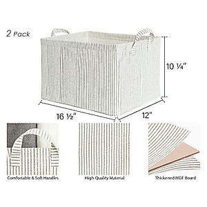 StorageWorks 2-Pack Narrow Storage Bins with 2-Pack Storage Bins