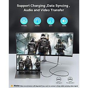 CONMDEX USB C Extension Cable, 5FT/1.5M Right Angle 90 Degree 3.2 Gen2 10Gbps Male to Female Type-C Braided Extender Cord for iPhone 12 Wireless Charger, MacBook Pro, New iPad Pro and More