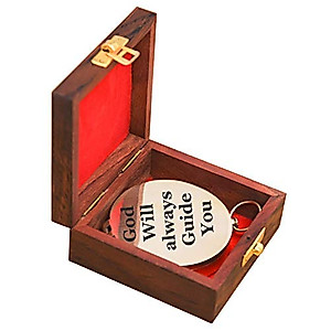 De Cube Personalized Engraved Compass, Baptism Gift, Christmas giftt, Missionary, Birthday, Confirmation, Graduation Gift, Compass Size 3 inches DAD Gift