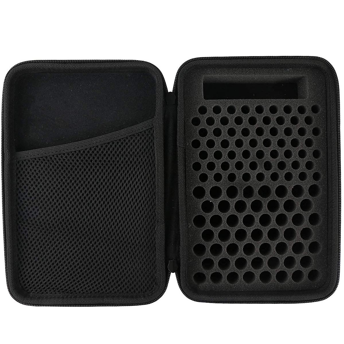 khanka Hard Battery Organizer Storage Box, Carrying Case Bag Holder - Holds 116 Batteries AA AAA C D 3V 9V with Battery Tester (BATTRIES are NOT Included.)