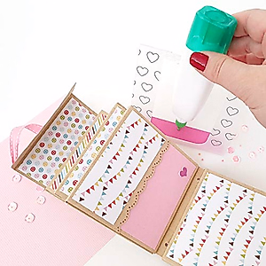 STANDIY Liquid Glue Stand - Craft Glue Bottle Holder, Fine Tip, Precision Tip, and Needle Tip Glue Bottle Stand, Scrapbooking Tools, Your Glue is Always Ready for Your Craft Projects, (Hearts)