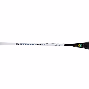 YONEX Astrox 99 Play Graphite Strung Badminton Racket with Full Racket Cover (White Tiger) | for Intermediate Players | 83 Grams | Maximum String Tension - 28lbs