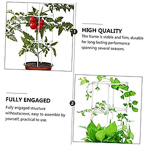 1 Set Vine Support Pillars Decorative Plants Monstera Plant Pot Faux Plant House Plants Artificial Garden Plant Support Stakes Plant Support Ring Plant Trellis Garden Trellis Rose