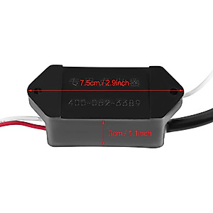 DC 3.6V/4.8V/6V/12V High Voltage Transformer 3kV-11kV Boost Step-up Inverter Arc Pulse Generator Power Module Black