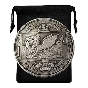 Kocreat Copy 1910 Wales The United Kingdom UK Coin-Replica Great Britain Silver Dollar Pence Gold Coin Royal Souvenir Coin Lucky Coin