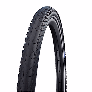 SCHWALBE Silento II HS 328A Hybrid/City Bike Tire (26x1.75, Wire Beaded, Black)